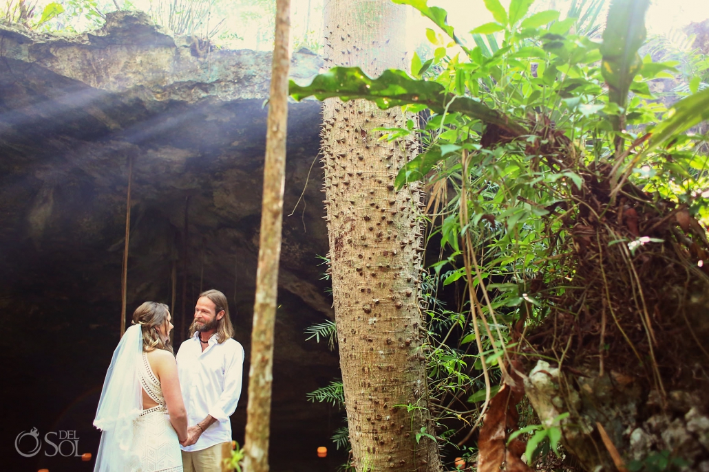 Tulum Cenote Wedding ceremony - Cosmic Experience