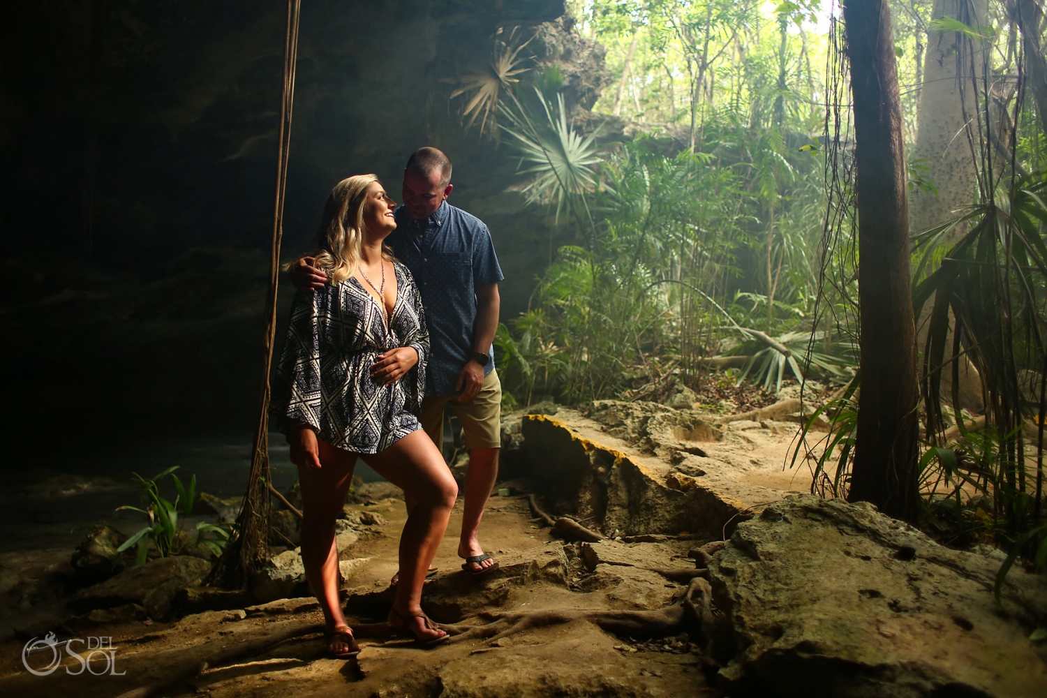 She Said Forever Underground cave proposal - Del Sol Photography