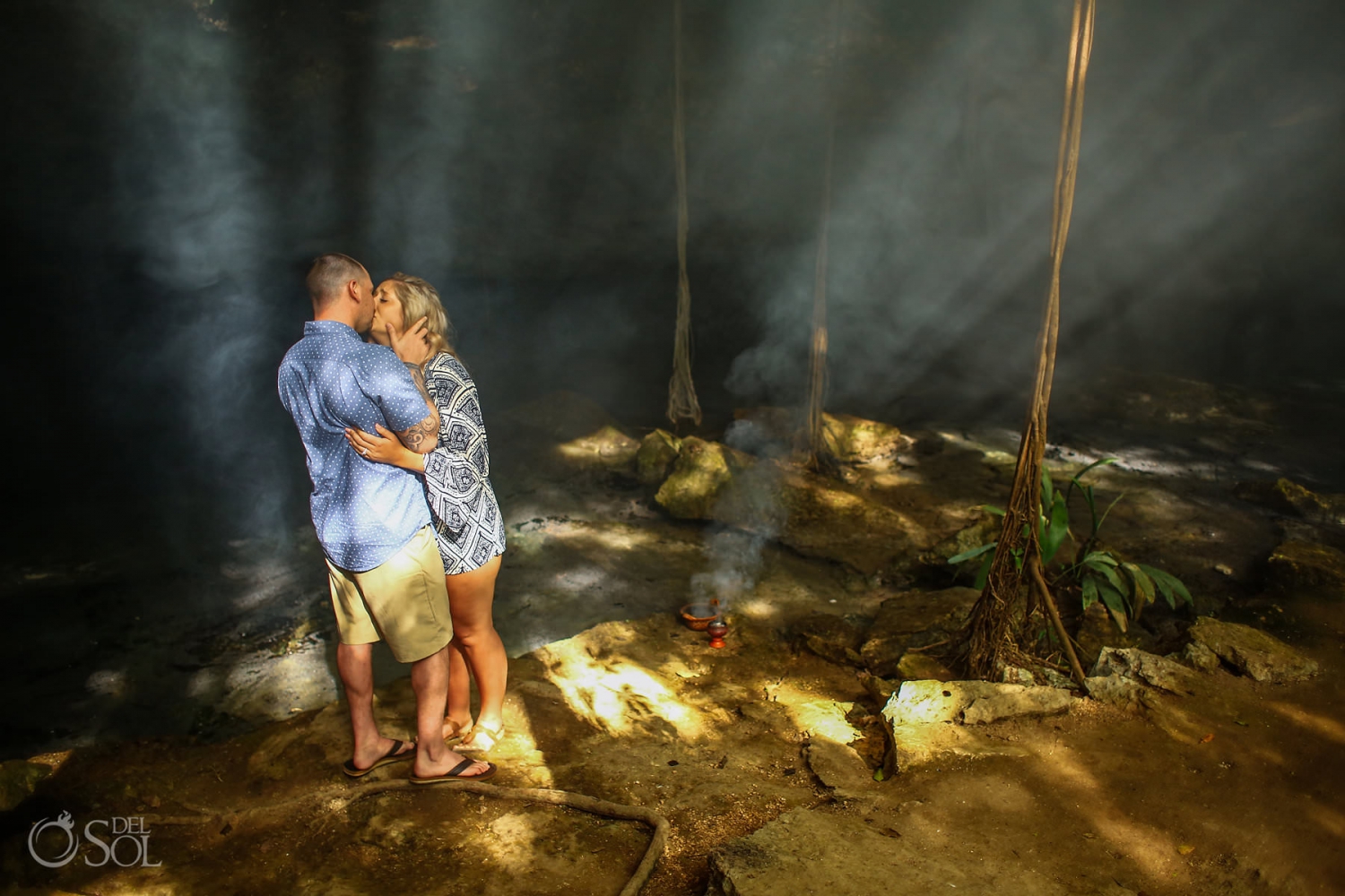She Said Forever Underground cave proposal - Del Sol Photography