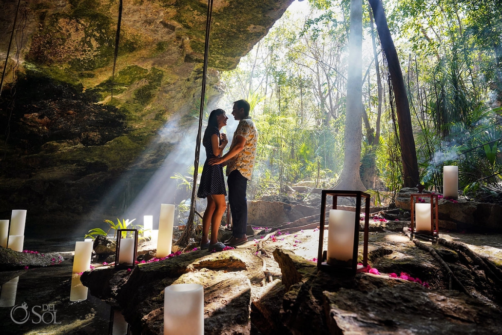 Romantic Proposal in Mexico - Nick and Dennice - Del Sol Photography