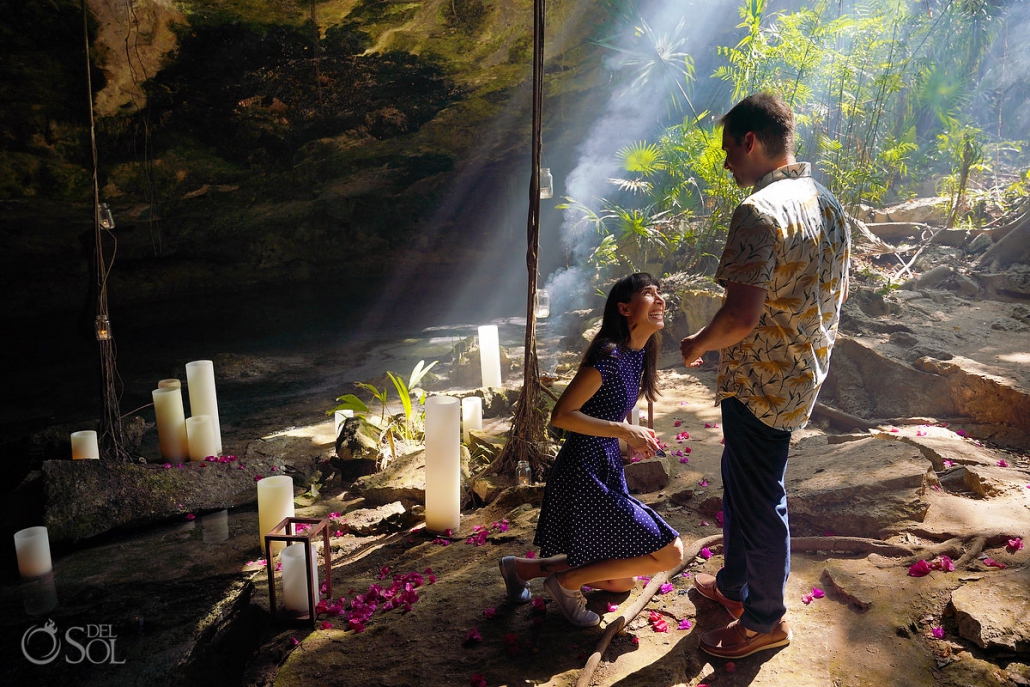 Romantic Proposal in Mexico - Nick and Dennice - Del Sol Photography