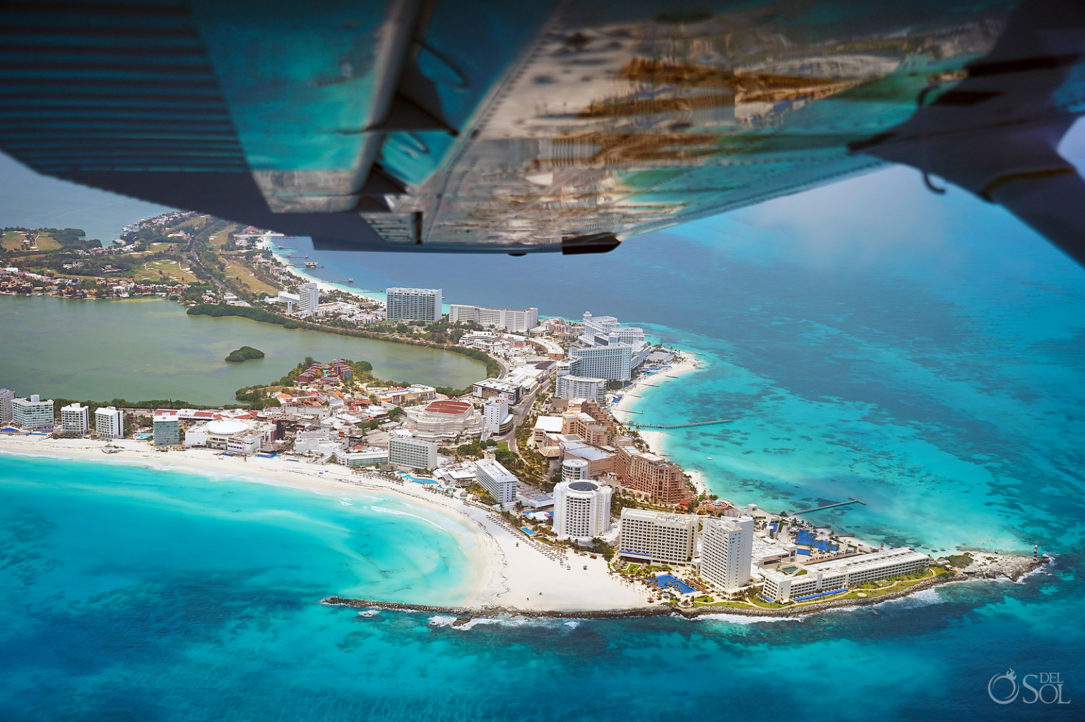 Cancun area aerial photography tour during 2020 quarantine