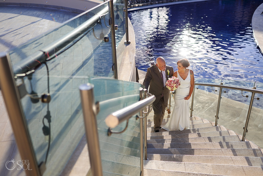 Dreams Riviera Cancun Rooftop Terrace Wedding - Del Sol Photography