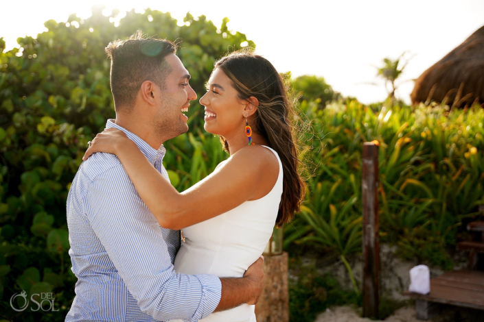 Dreams Tulum Beach Proposal - Amberly and Matt - Del Sol Photography