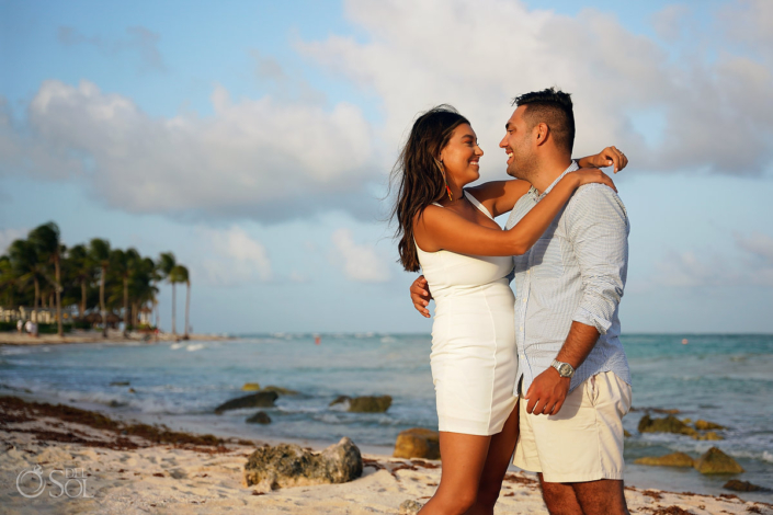 Dreams Tulum Beach Proposal - Amberly and Matt - Del Sol Photography