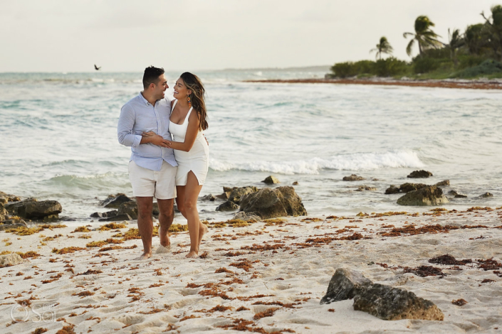 Dreams Tulum Beach Proposal - Amberly and Matt - Del Sol Photography