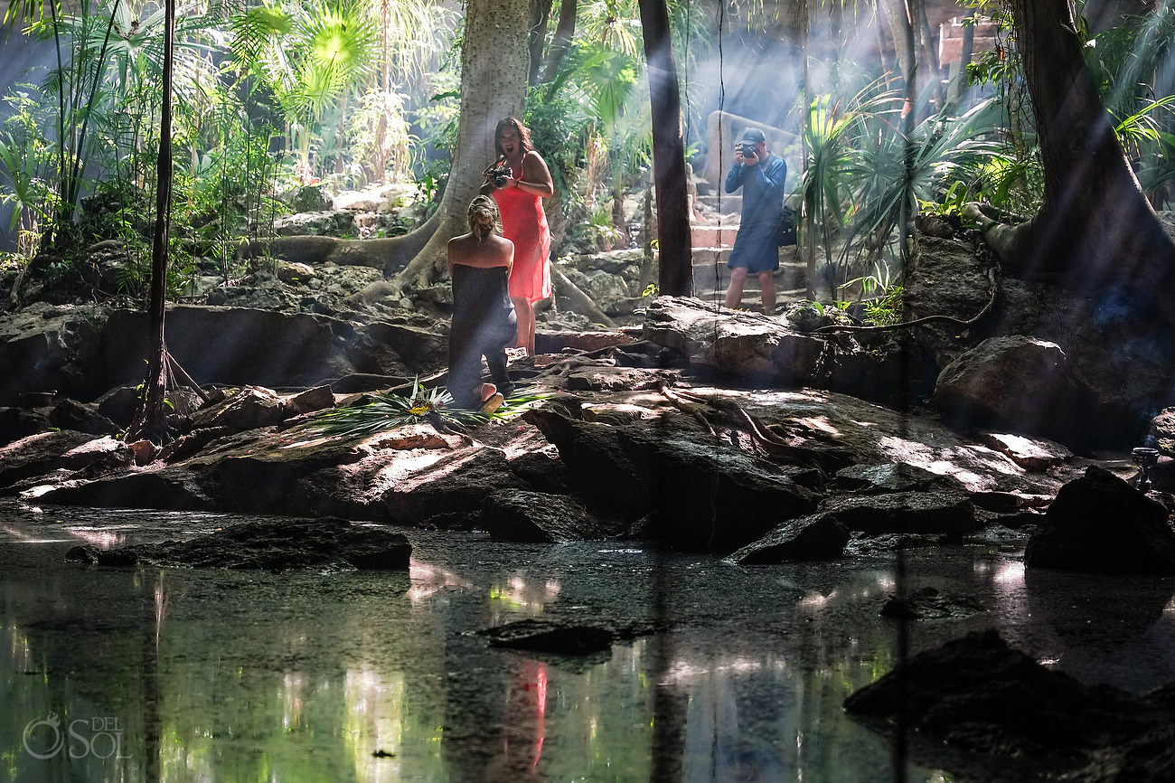 Cenote Proposal Ceremony - Danielle + Jess - Del Sol Photography
