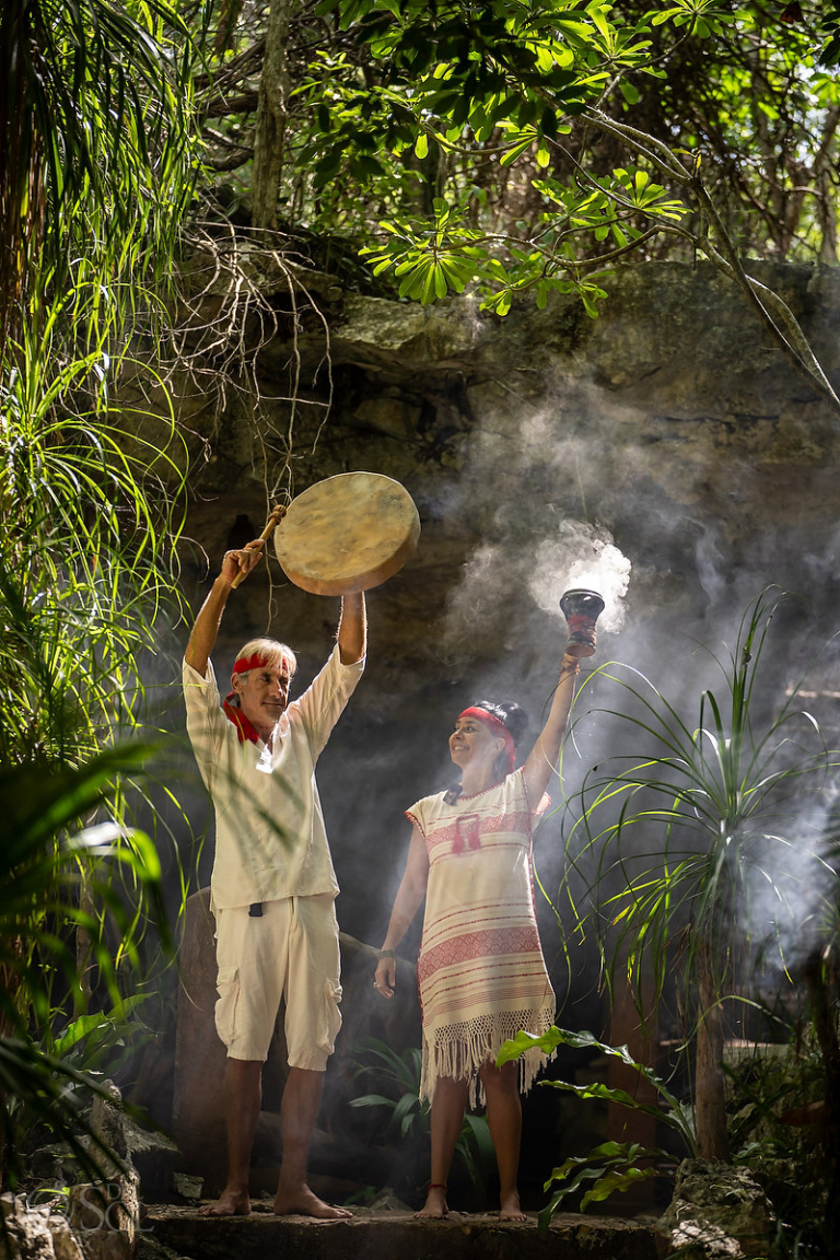 Surprise Cenote Proposal Ceremony - Del Sol Photography