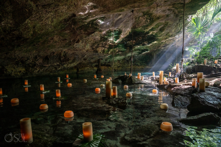 Surprise Cenote Proposal Ceremony - Del Sol Photography