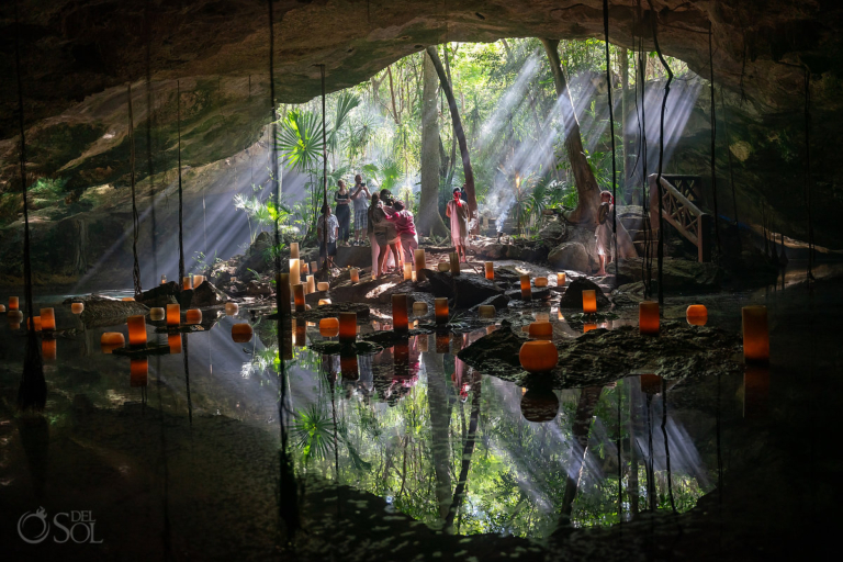 Surprise Cenote Proposal Ceremony - Del Sol Photography