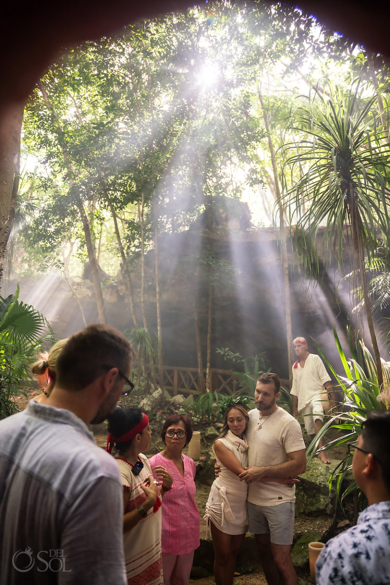 Surprise Cenote Proposal Ceremony - Del Sol Photography