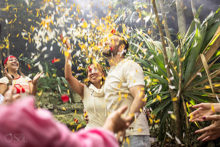 Surprise Cenote Proposal Ceremony - Del Sol Photography