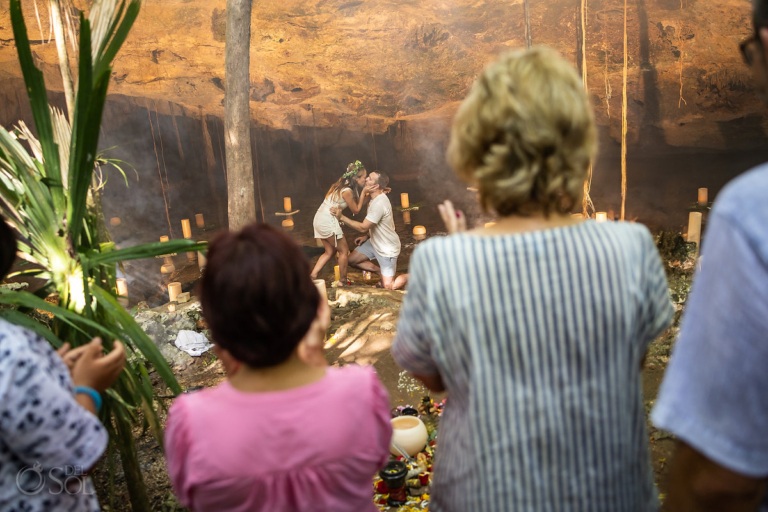Surprise Cenote Proposal Ceremony - Del Sol Photography