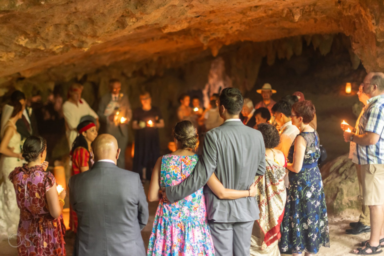 Family Cenote Wedding Akumal Mexico - Del Sol Photography