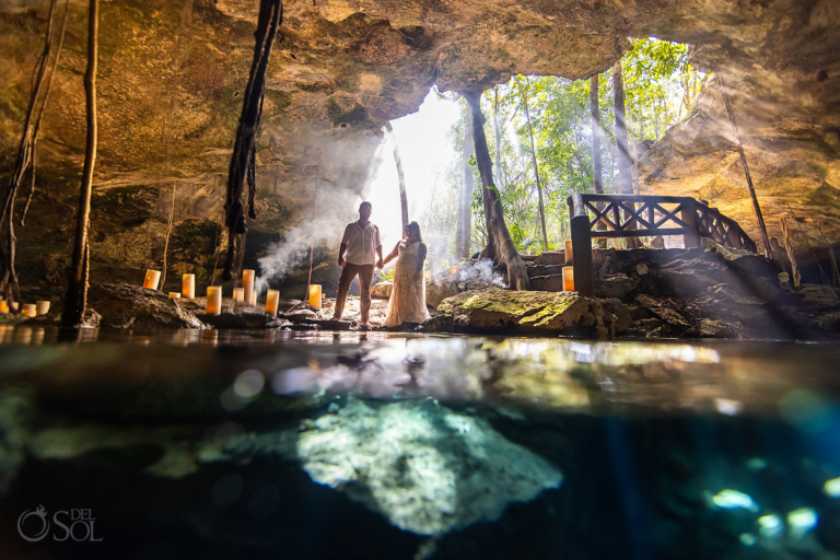 Who coordinates cenote ceremonies - Del Sol Photography