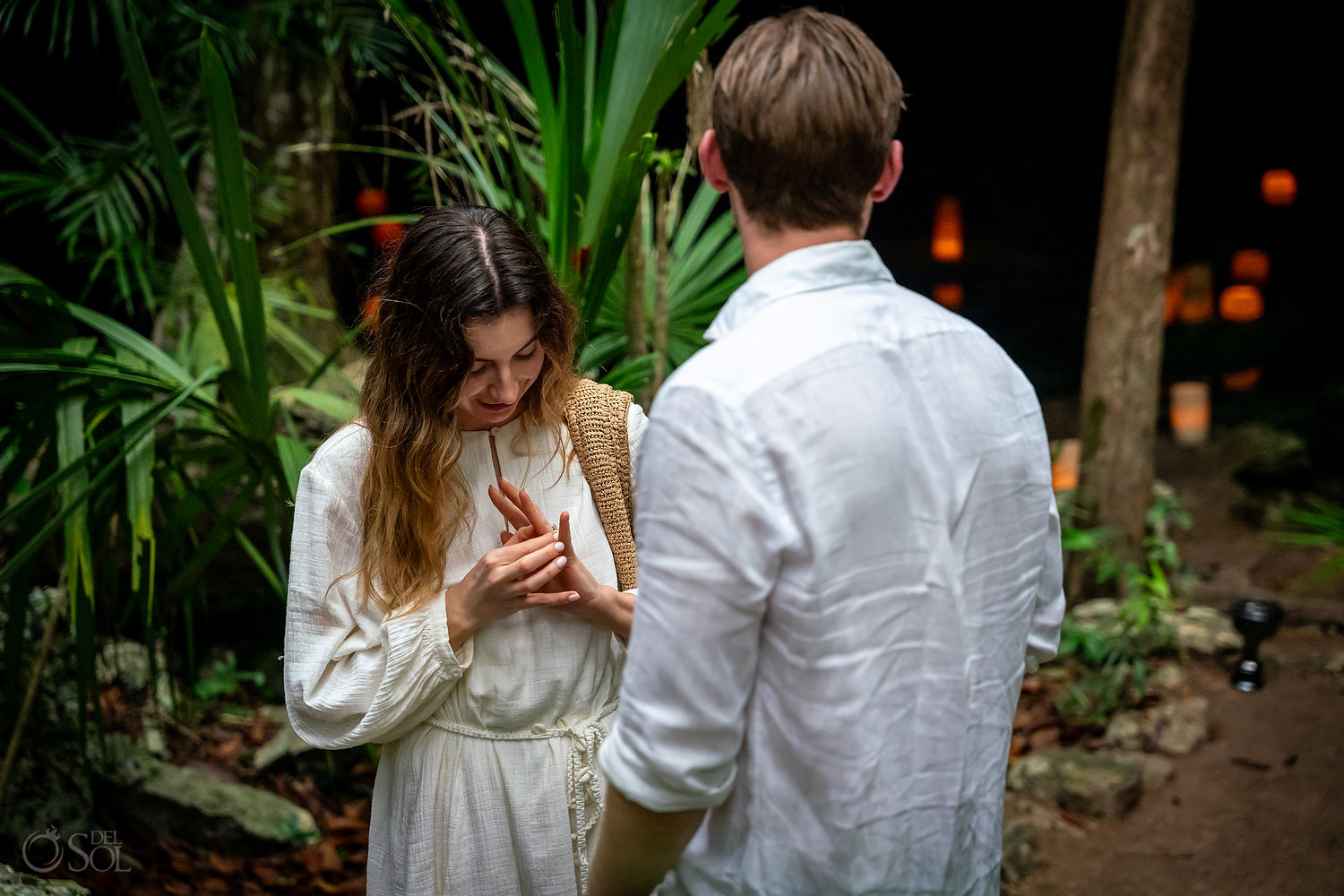 Romantic Tulum Cenote Proposal in the jungle - Del Sol Photography