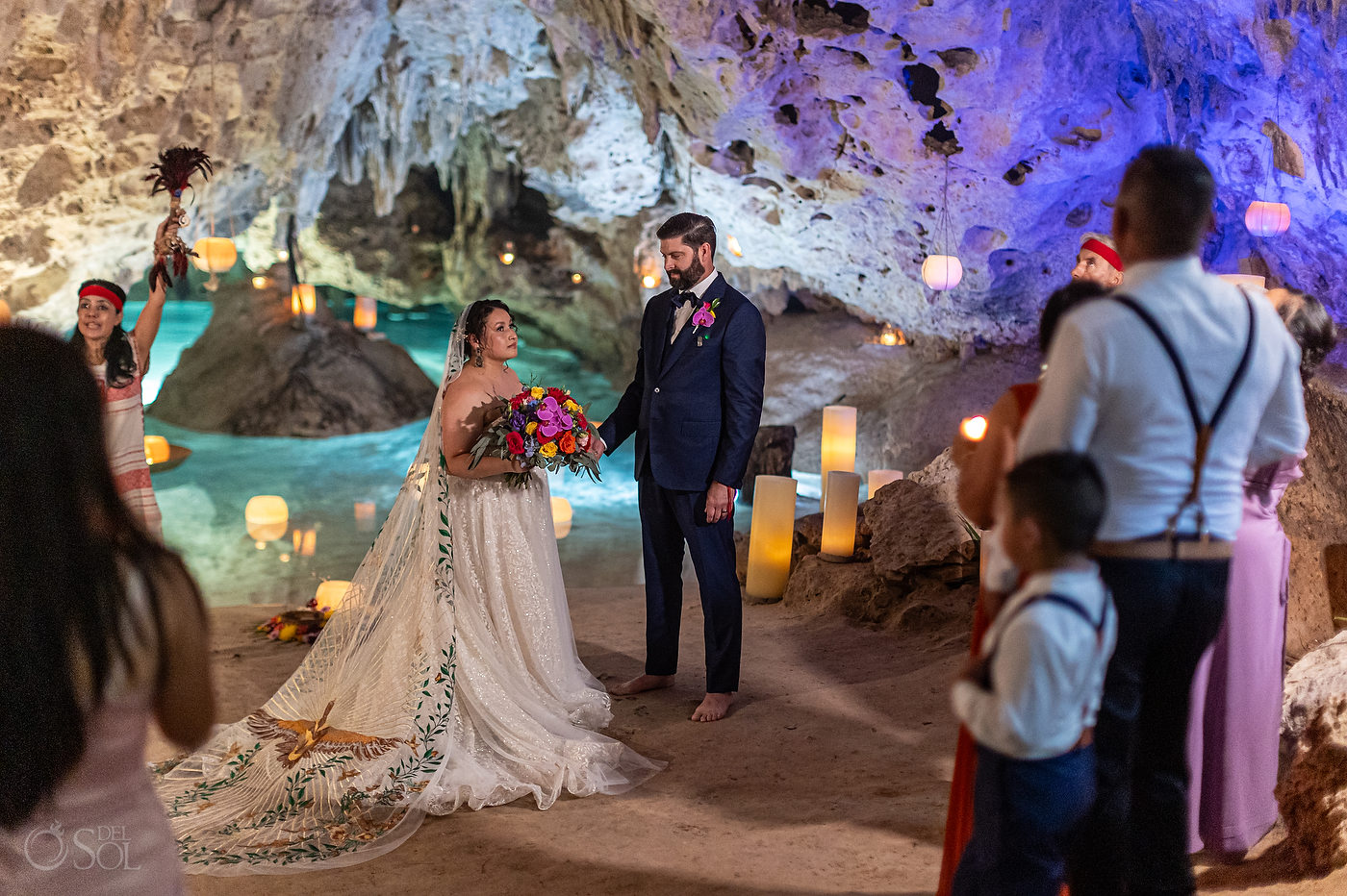 Family Cenote Ceremony in Mexico