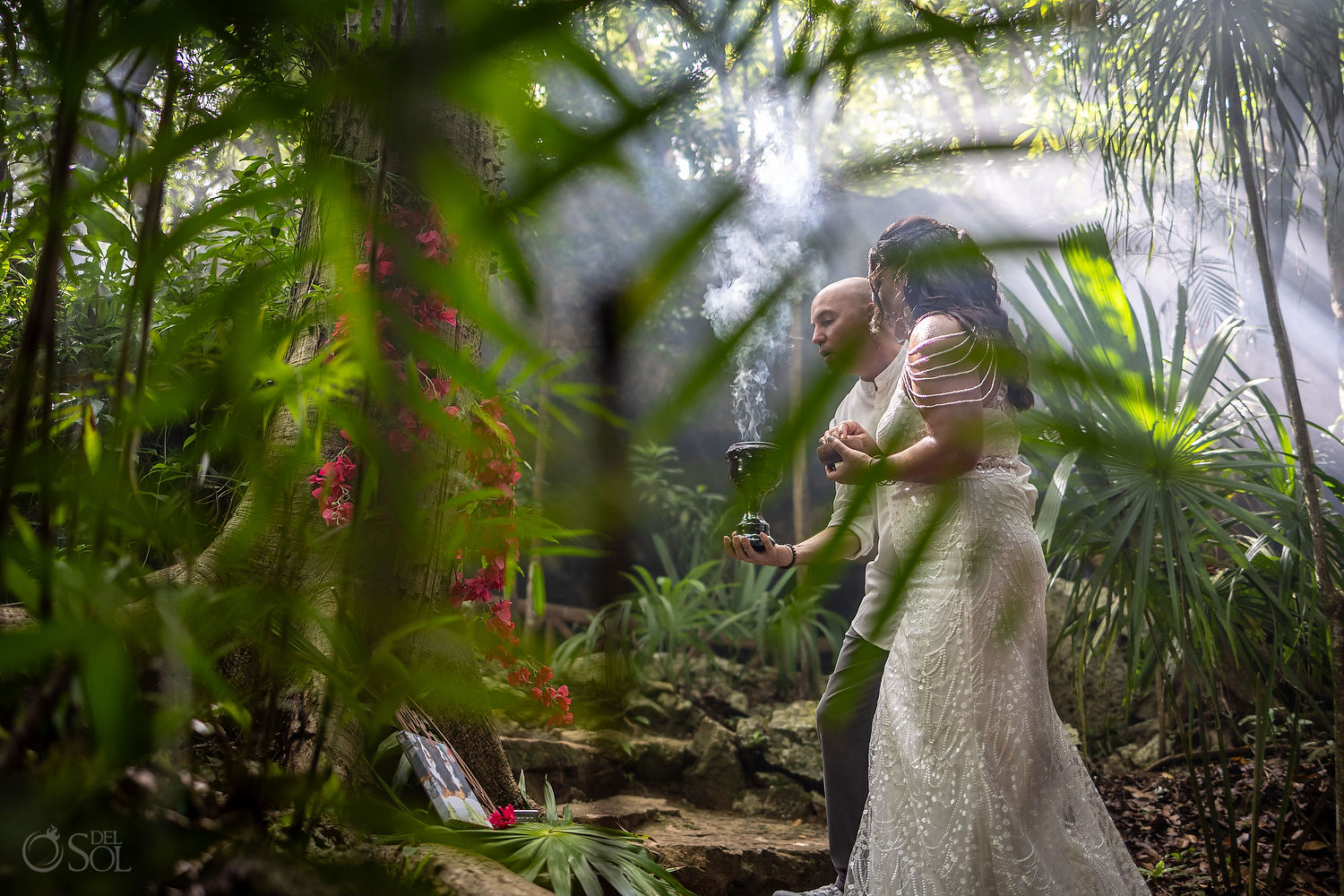 20 year cenote vow renewal in Mexico - Del Sol Photography